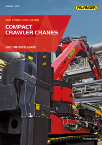 PALFINGER Crawler Crane - the advanced solution for