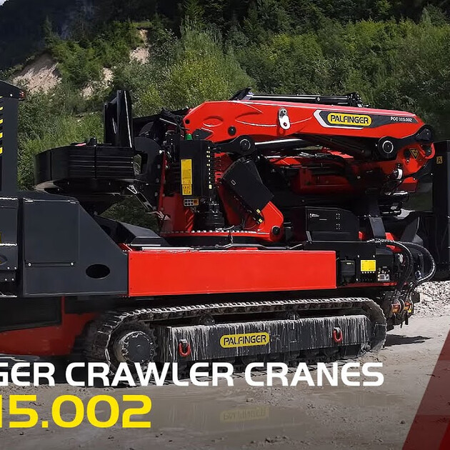 PALFINGER Crawler Crane - the advanced solution for