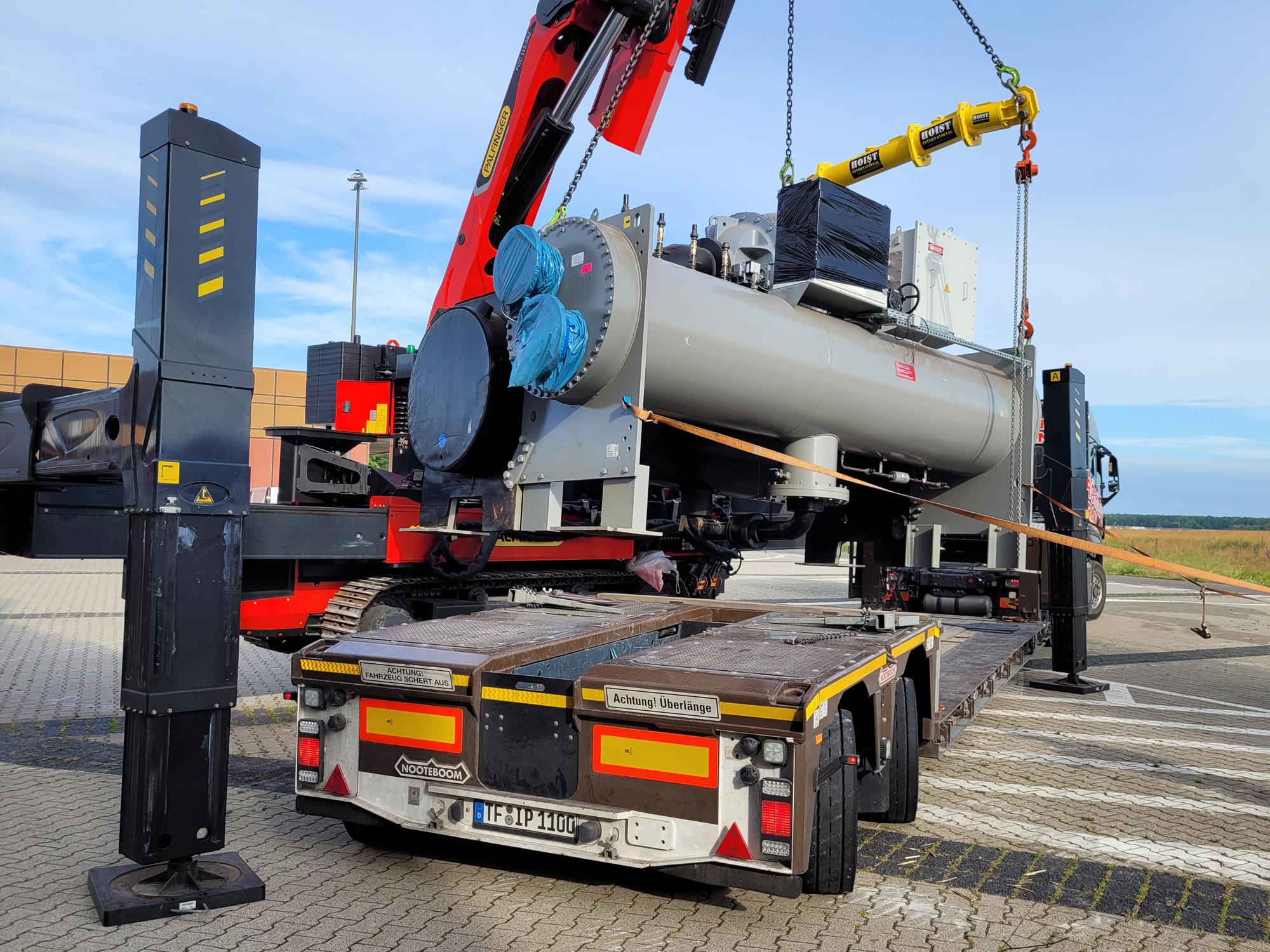 PALFINGER: Der Crawler Crane macht´s möglich